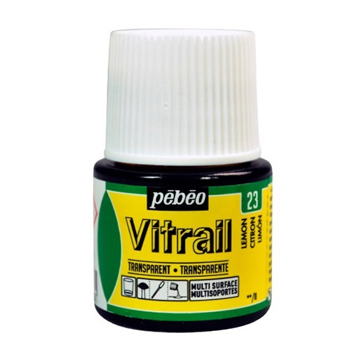 PEBEO VITRAIL TRANSPARENT GLASS PAINT SOLVENT BASED