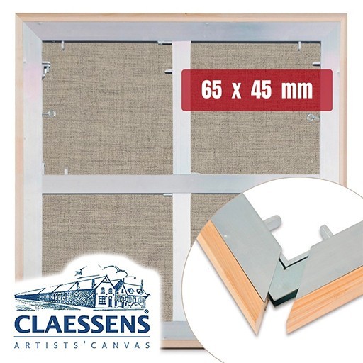 ARTEMIRANDA CHÂSSIS ENTOILÉ INFINITY 65 X 45 MM AVEC LIN MOYEN-FIN ...