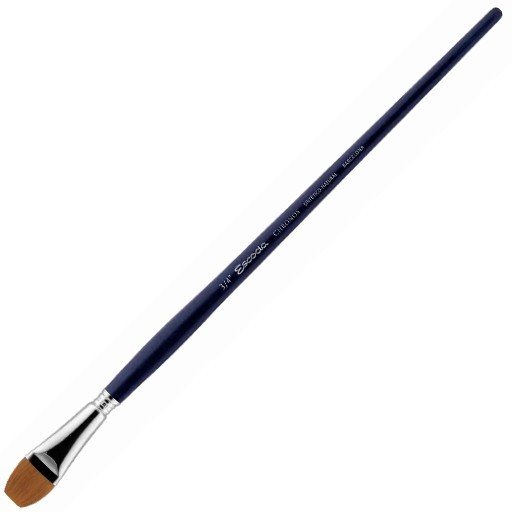 ESCODA CHRONOS PINCEL TORAY-R SINTÉTICO PLANO CARRADO MANGO LARGO SERIE 3152