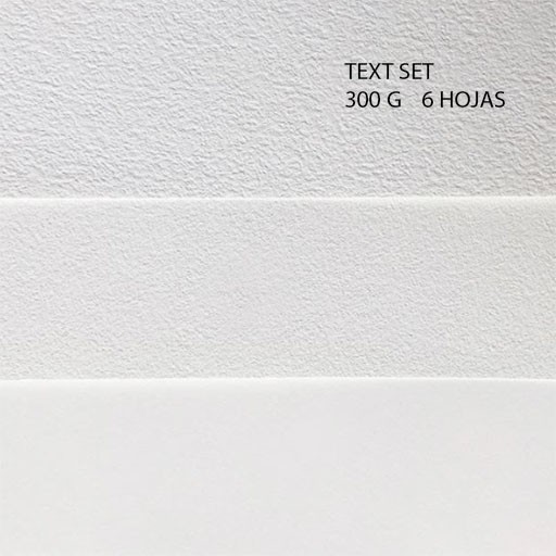 BAOHONG TRIAL PACK 6 FEUILLES PAPIER AQUARELLE 300 G 100% COTON