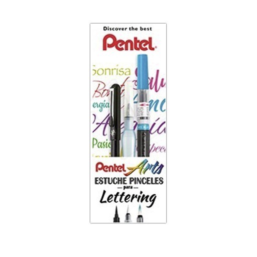 PENTEL ARTS SET PINCELES PARA LETTERING 3A