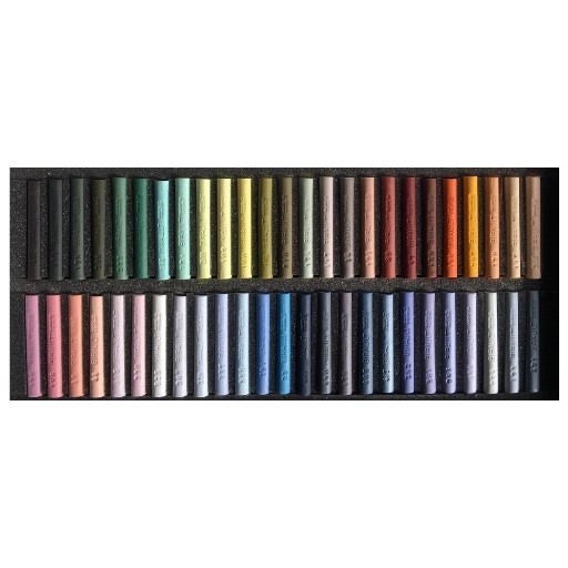 GIRAULT CARDBOARD BOX OF 50 PASTELS PATRICE BOURDIN SELECTION - PAYSAGE ...