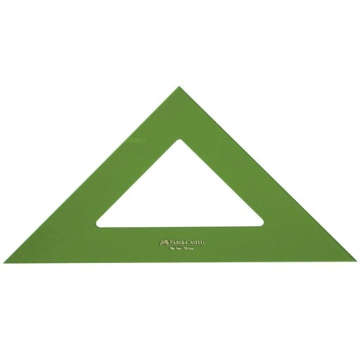 FABER-CASTELL 45º SET SQUARE FOR TECHNICAL DRAWING