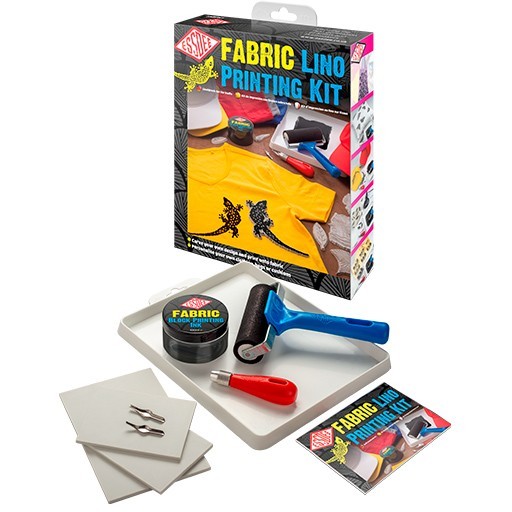 ESSDEE FABRIC LINO PRINTING KIT - SET DE GRAVURE ET D´IMPRESSION SUR TISSU