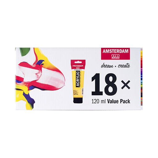 AMSTERDAM STANDARD SERIES ACRYLIC PAINT VALUE PACK