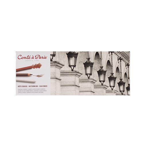 CONTE A PARIS MAGNETIC BOX SKETCHING SET WITH PENCILS + CARRES ...