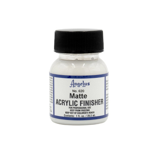 ANGELUS ACRYLIC FINISHER NO. 620 BARNIZ ACRÍLICO MATE PARA CUERO