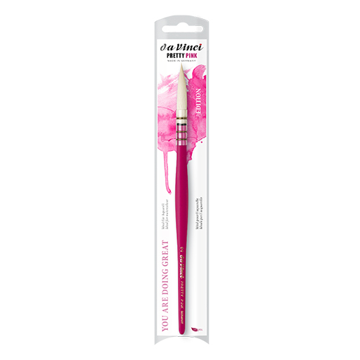 DA VINCI PRETTY PINK EDITION ROUND WATERCOLOUR BRUSH SERIES 494