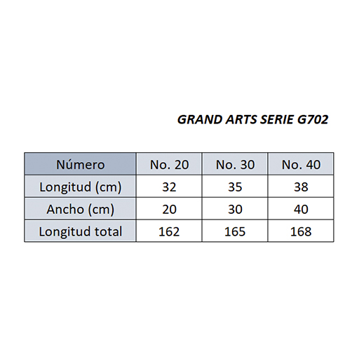 GRANDARTS SILVER FOX MOTTLER WIDE BRUSH FIBRE BLEND SHORT HANDLE SERIES ...